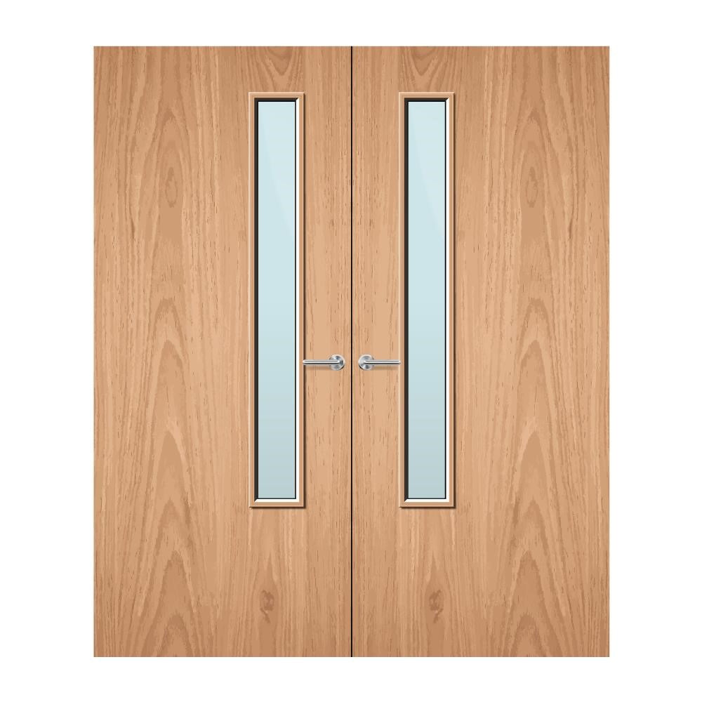 FDR 20G Internal Glazed Double FD30 Fire Door – firedoorrange