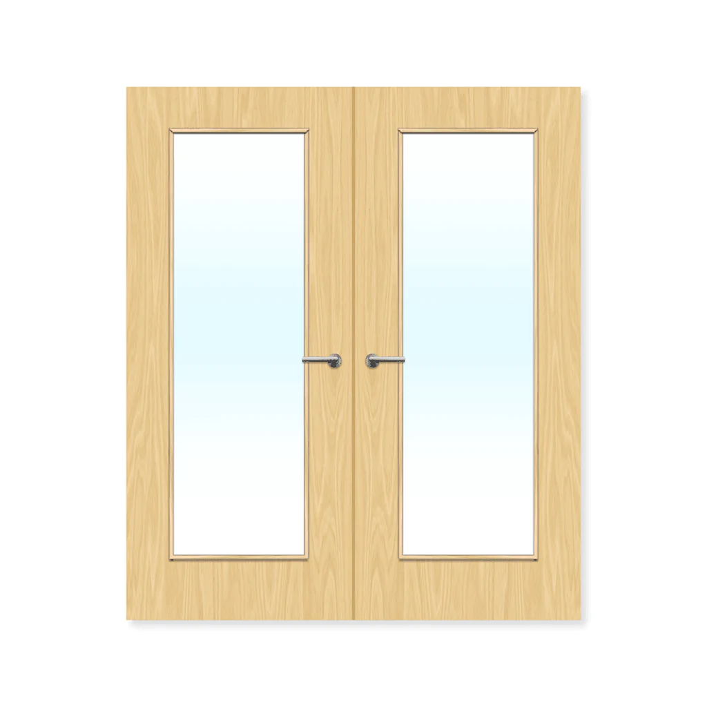 FDR 19G Made To Measure Internal Glazed Double FD30 Fire Door ...