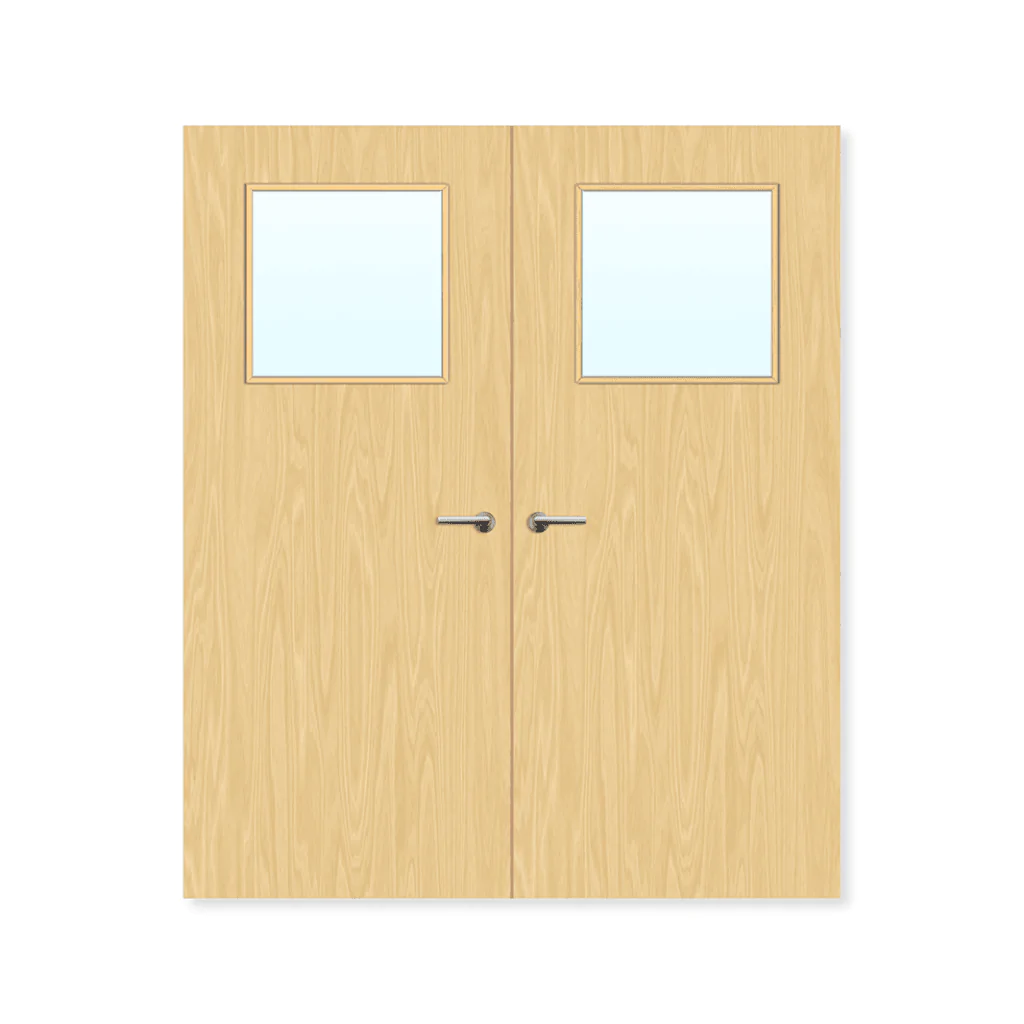 FDR 1G Made To Measure Internal Glazed Double FD60 Fire Door ...