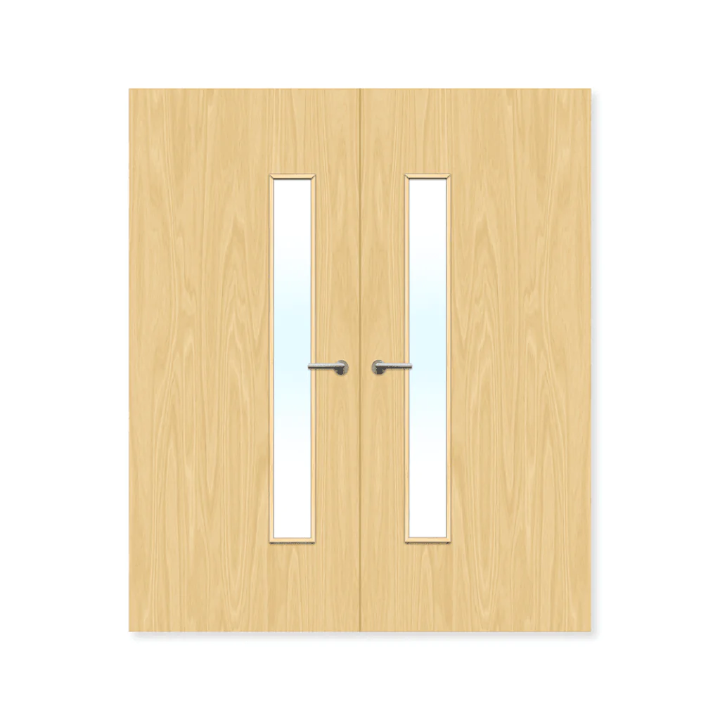 FDR 25G Made To Measure Internal Glazed Double FD30 Fire Door ...
