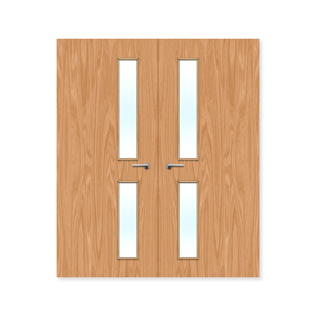 FDR 16G Internal Glazed Double FD30 Fire Door – firedoorrange