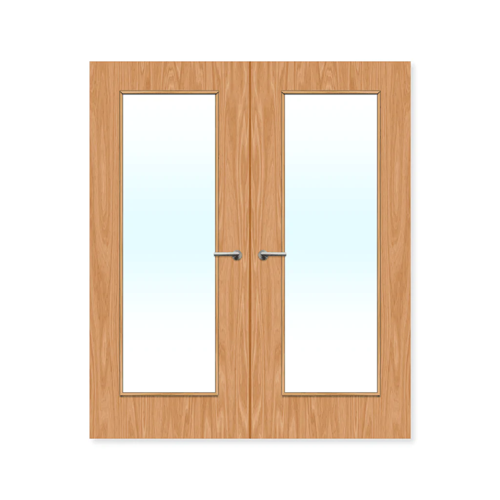 FDR 19G Internal Glazed Double FD30 Fire Door – firedoorrange