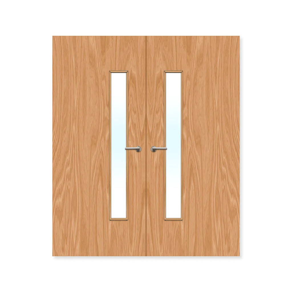 FDR 25G Internal Glazed Double FD30 Fire Door – firedoorrange