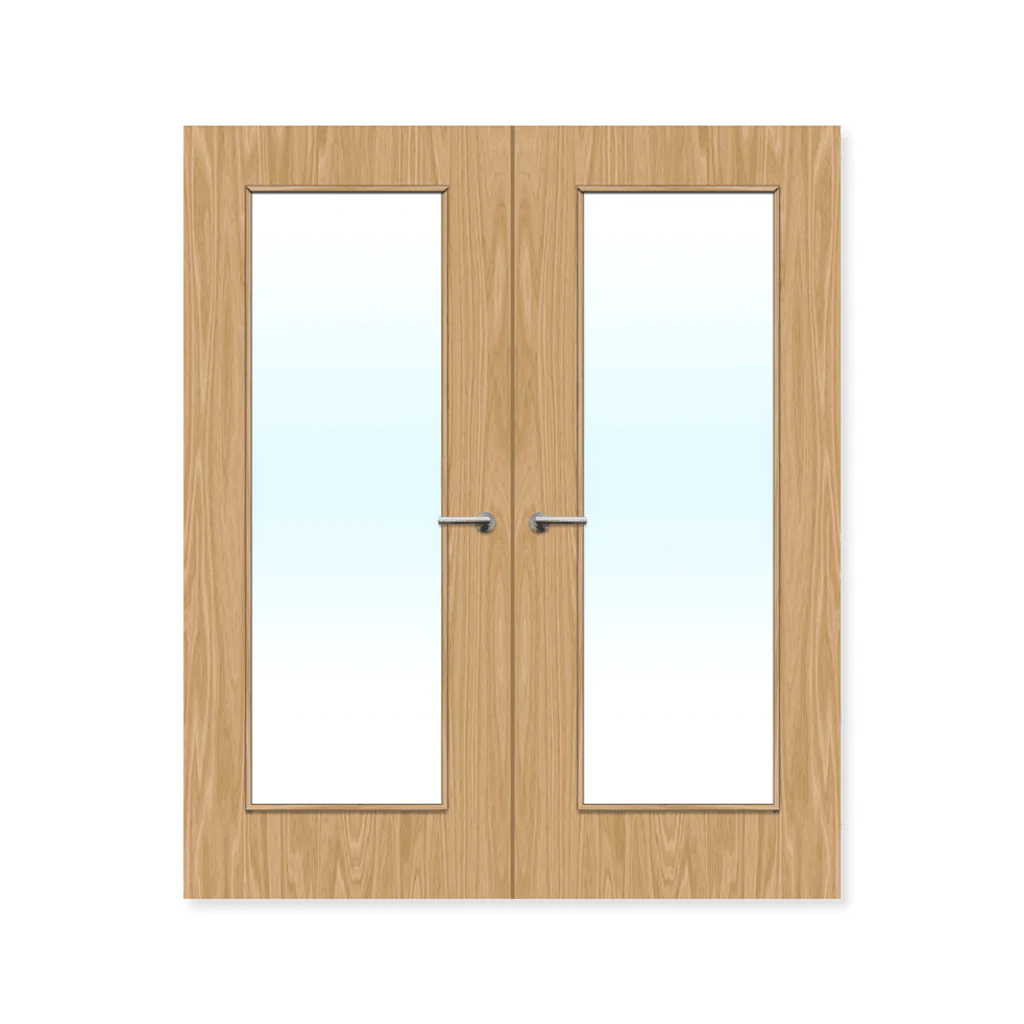 FDR 19G Internal Glazed Double FD60 Fire Door – firedoorrange