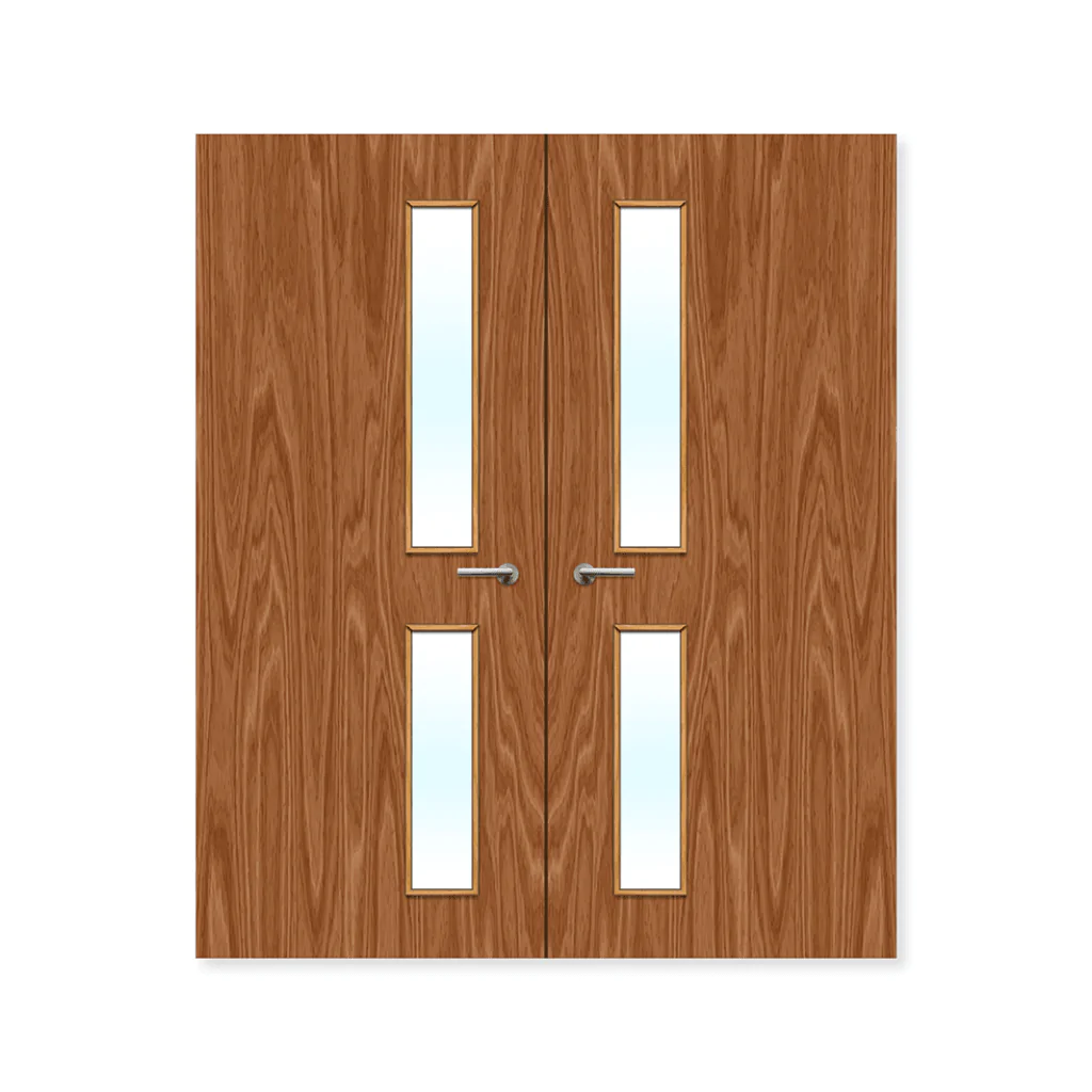 FDR 16G Internal Glazed Double FD60 Fire Door – firedoorrange