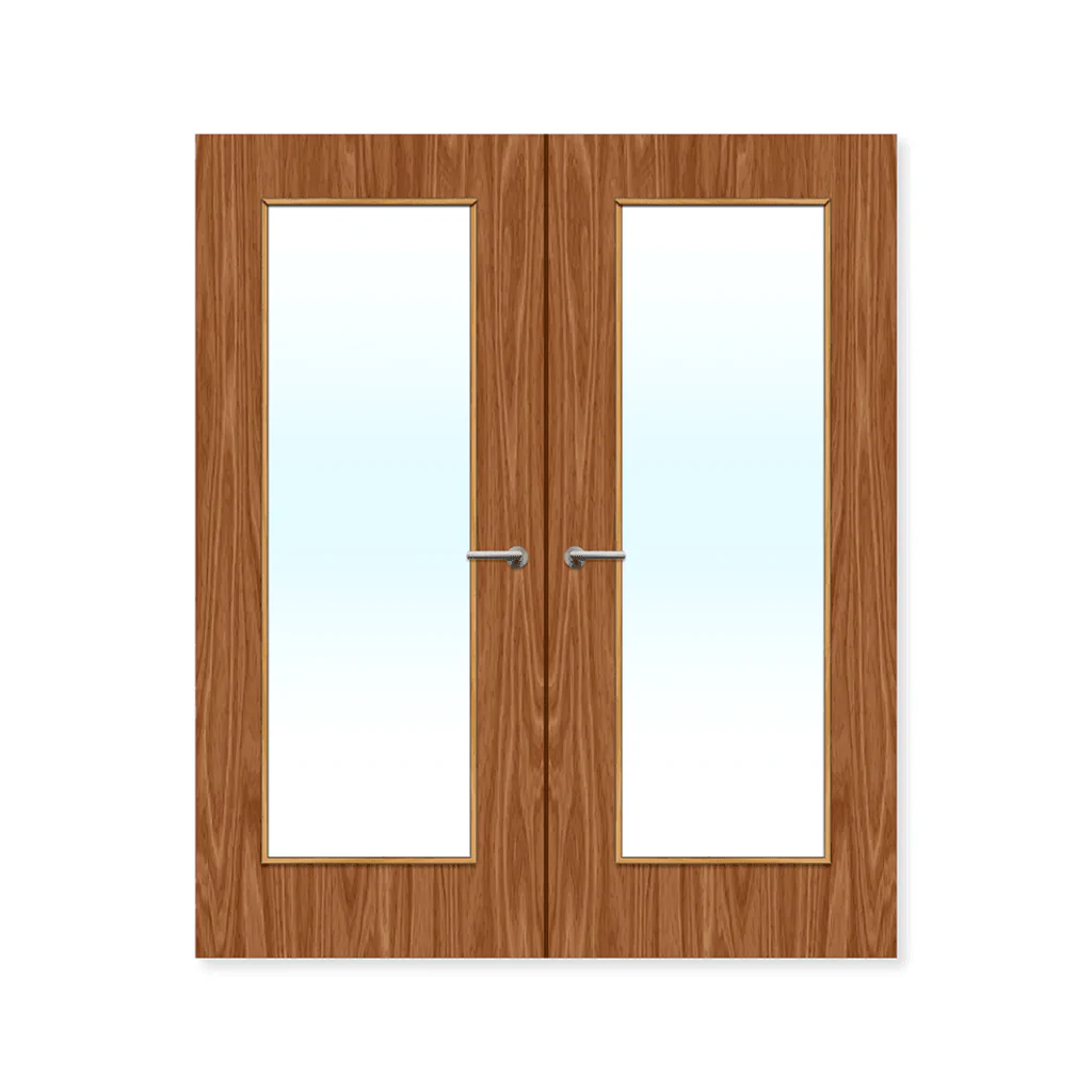 FDR 19G Internal Glazed Double FD60 Fire Door – firedoorrange