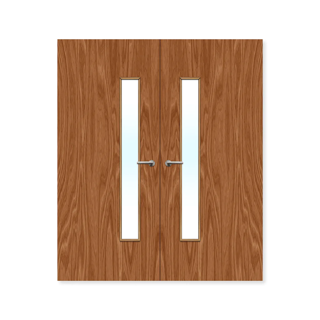 FDR 25G Internal Glazed Double FD30 Fire Door – firedoorrange